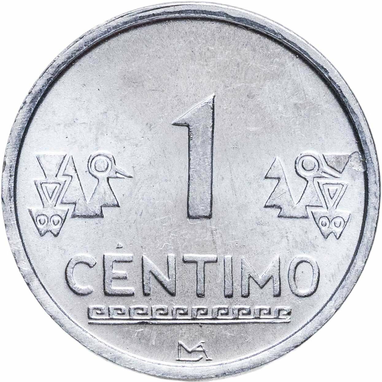 Перу 1 сентимо sentimo 2008, Алюминий, в сохранности UNC