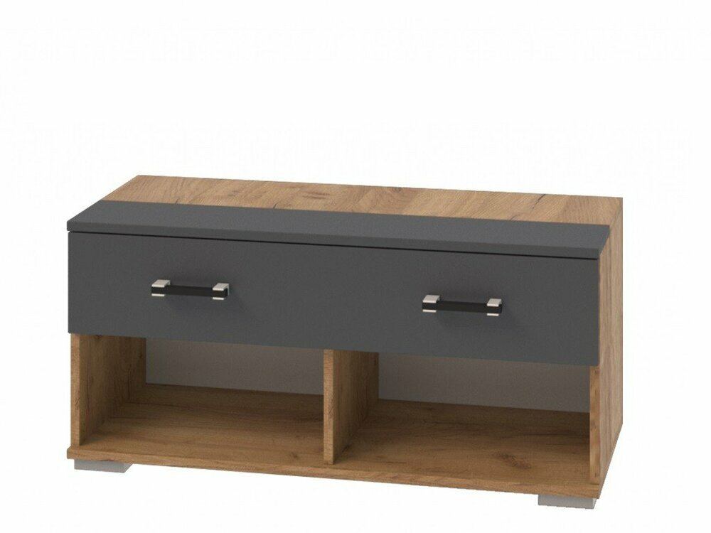 Тумба Бостон, тумба-сиденье, ЛДСП, цвет дуб вотан, 90 x 37 x 42 см