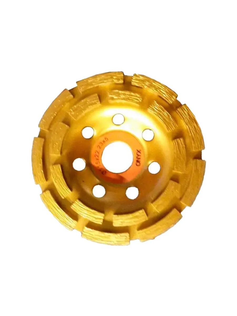 Алмазная чашка сегментная двухрядная 115х22 мм