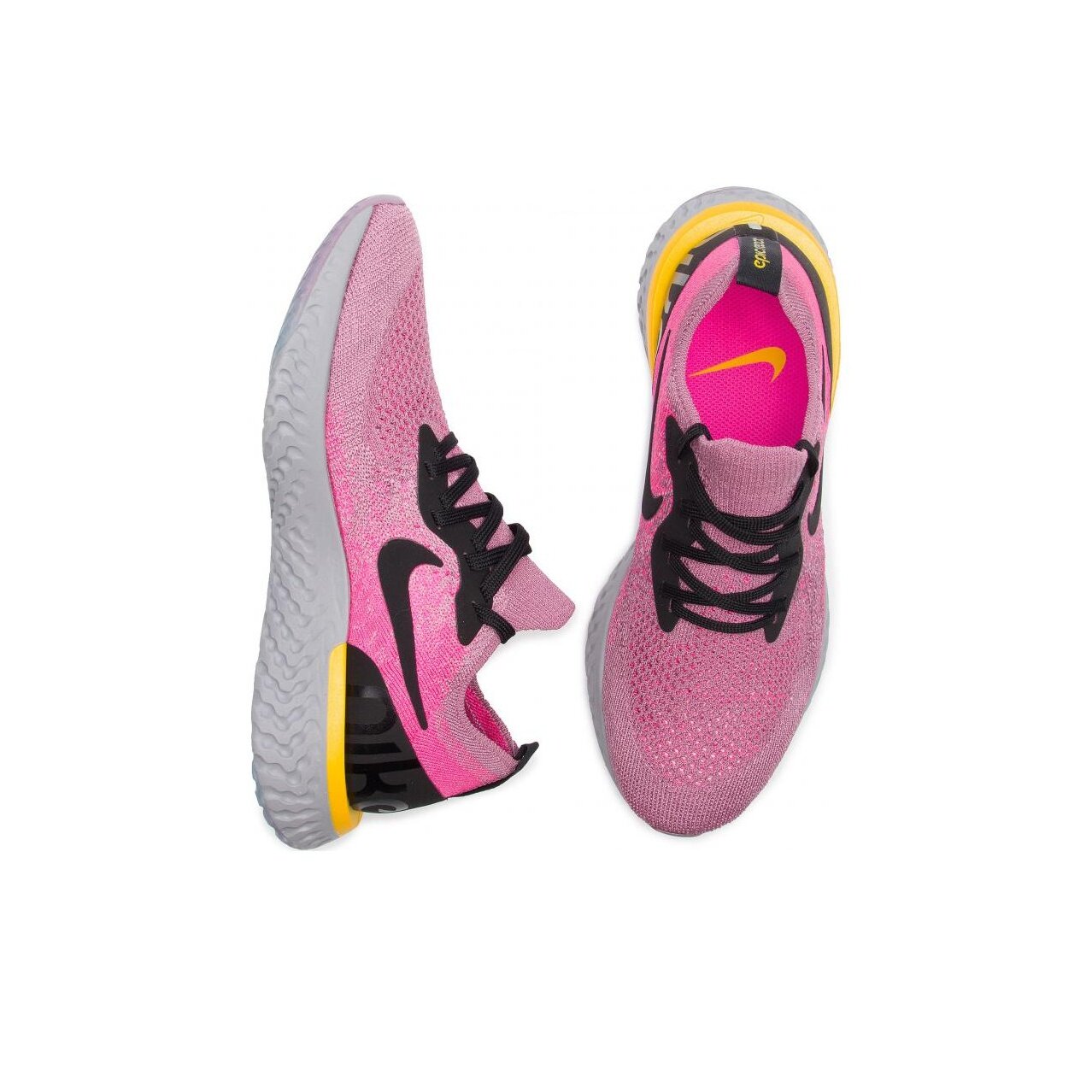 Кроссовки NIKE Epic React Flyknit 1, размер EU 36.5 стопа (23CM), розовый, — фото 1