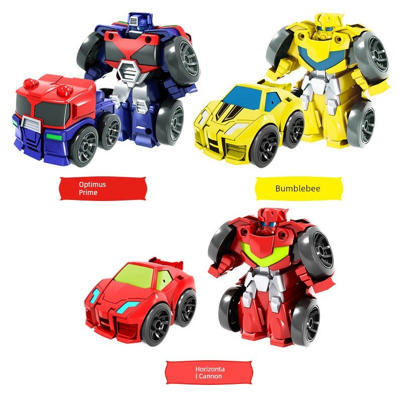 Набор игрушечных роботов Transformers Prime: Оптимус Прайм, Бамблби и Баррикейд — 3-штучная коллекция для мальчиков