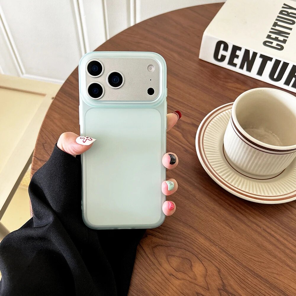 Чехол для iPhone Air голубой матовый