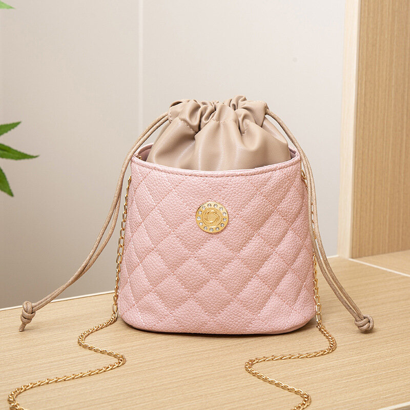 Простая сумка-ведро, новинка осень-зима 2022, женская модная сумка, дешевые женские сумки для трансграничной торговли.