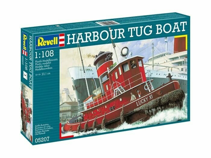 Модель для сборки Revell Портовый буксир набор для сборки, масштаб 1:108