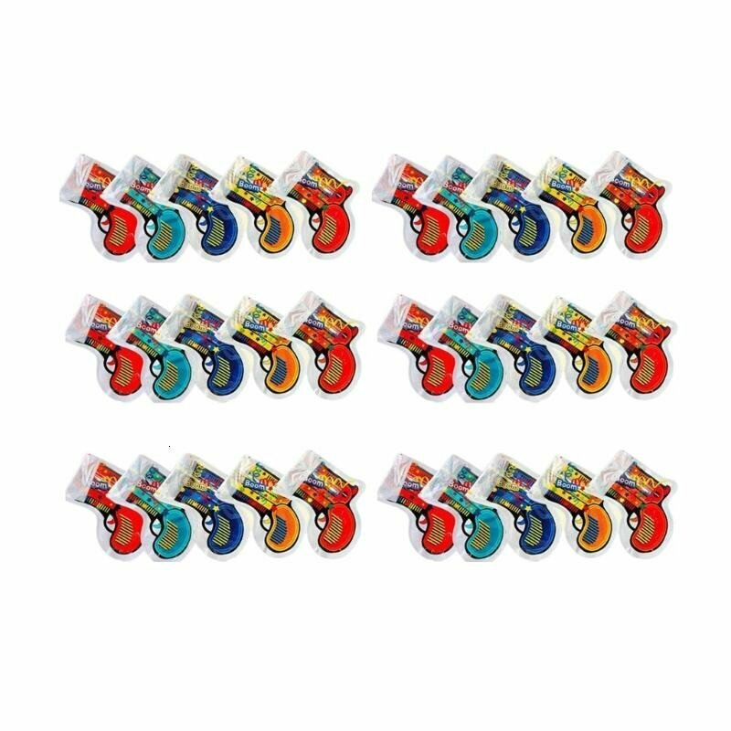 Автоматические хлопушки с конфетти, 30 шт, Автоматическая салютная пушка