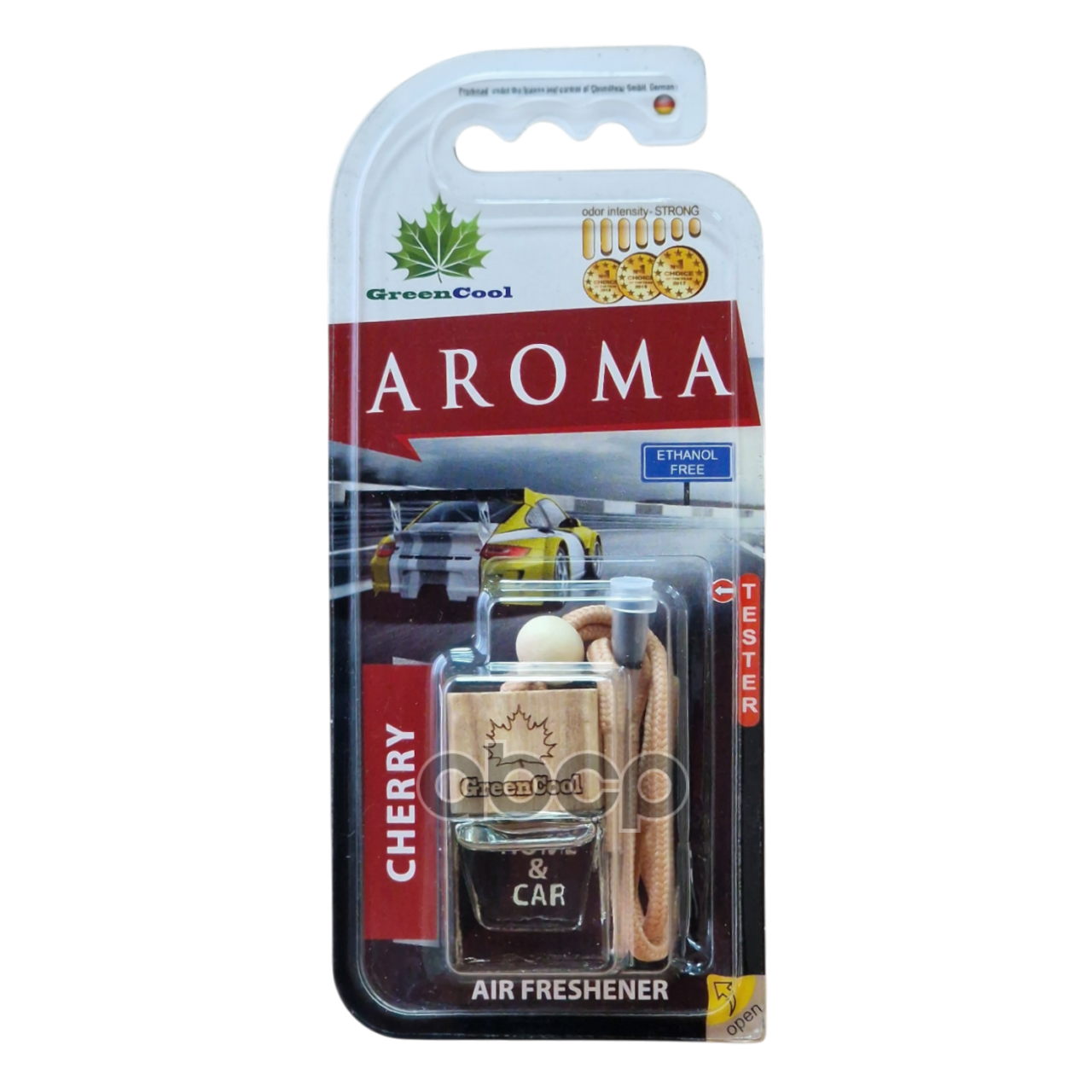 Автомобильный ароматизатор подвесной GreenCool AROMA CHERRY, GreenCool арт. GC3726