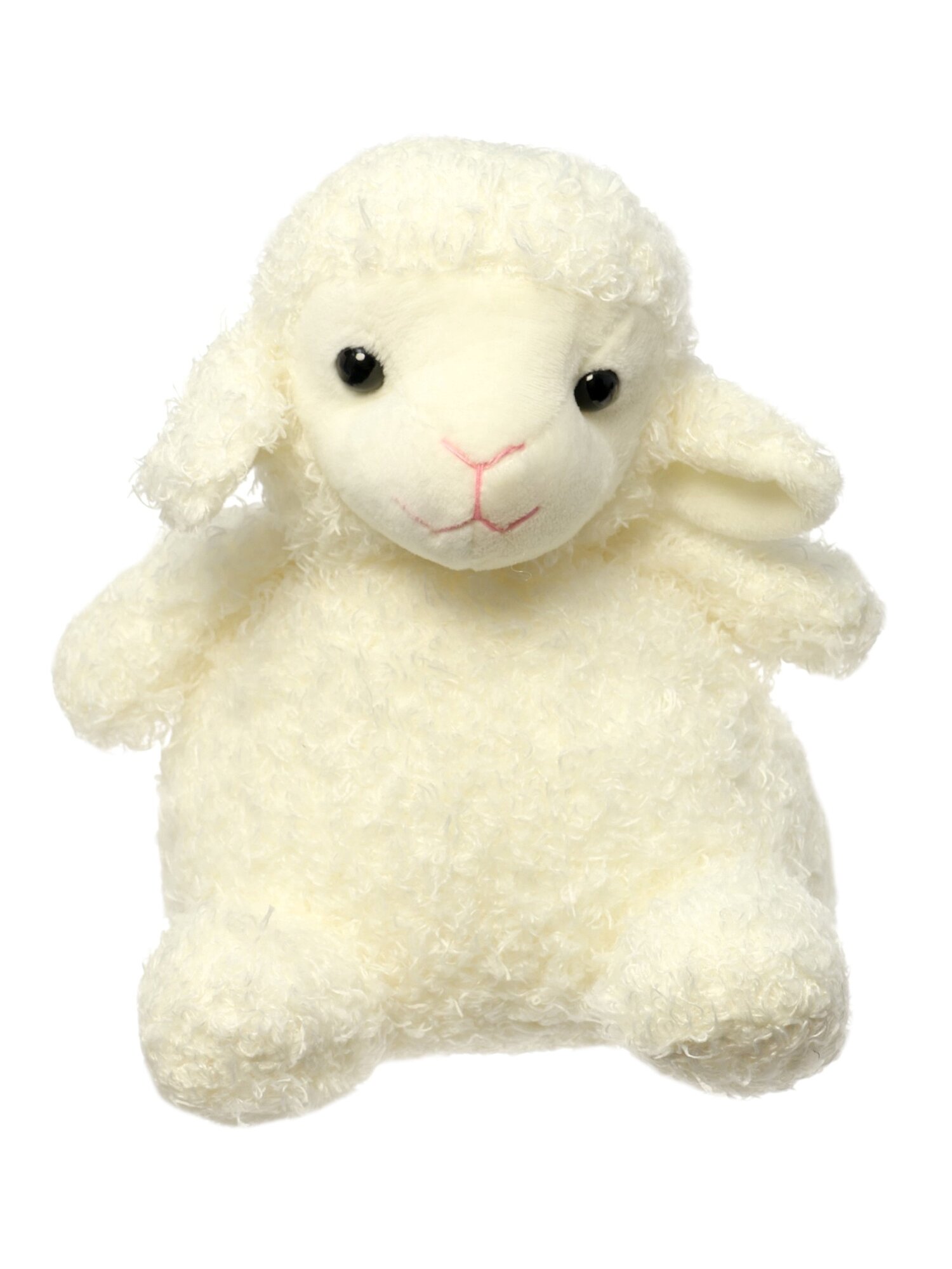 Мягкая игрушка Сима-ленд «Ягненок», искусственный мех, синтепон, 20см