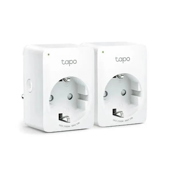 TP-Link Tapo P100, Компактная умная WIFI розетка, 2 шт.