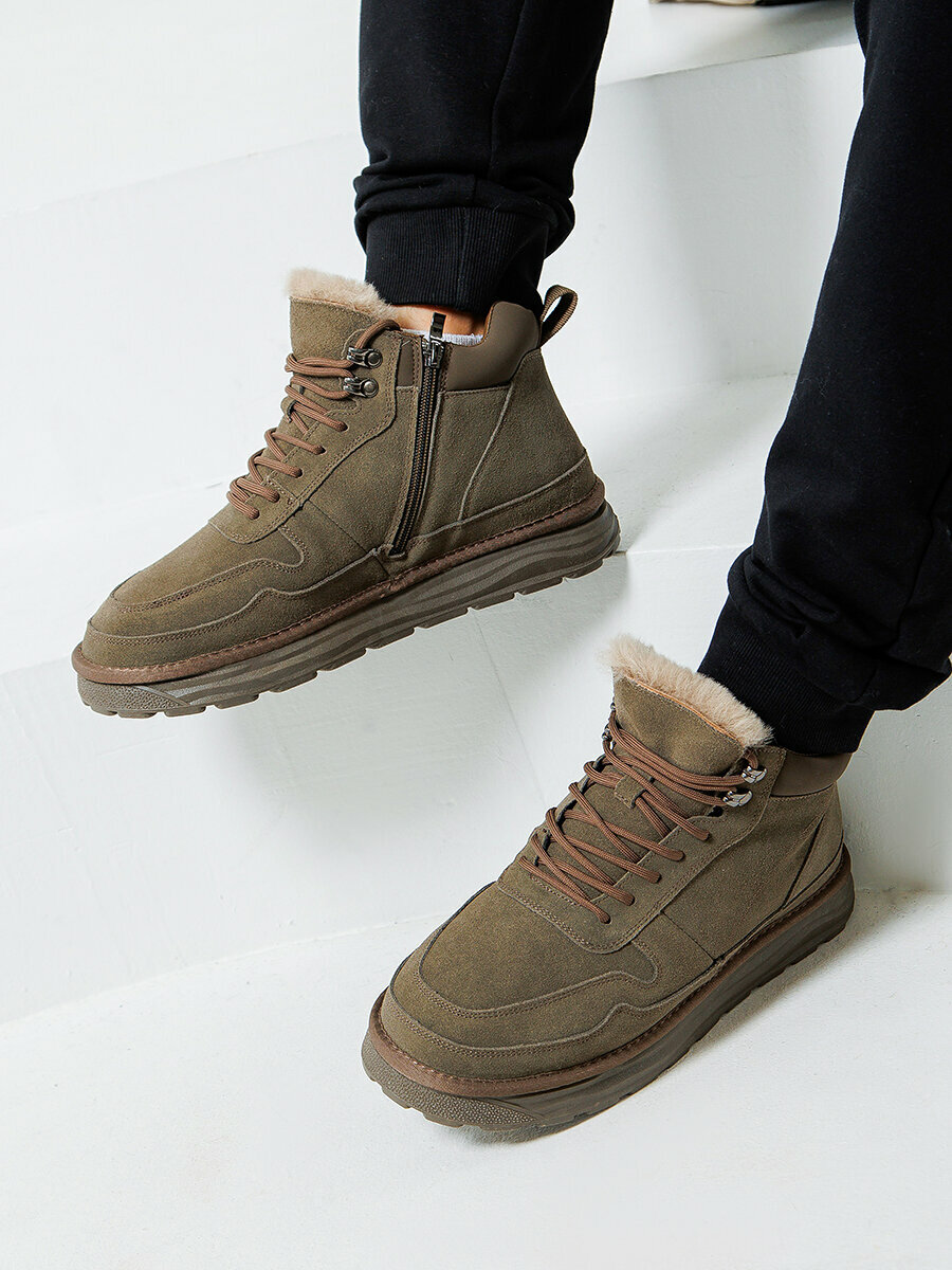 Ботинки зимние утепленные мужские