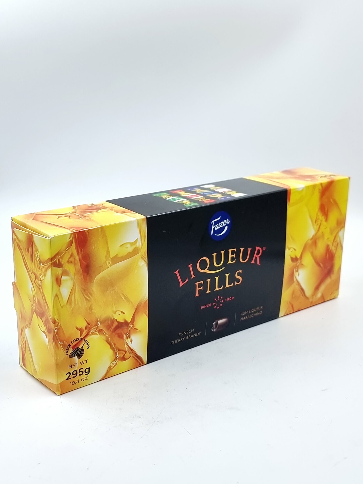 Конфеты шоколадные Karl Fazer LIQUEUR FILLS ассорти с ликером 295 г (Из Финляндии)