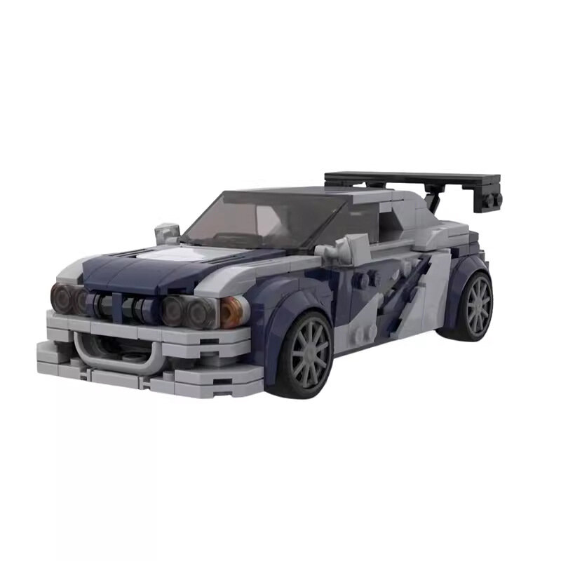 Модель Need for Speed MOC BMW E46 M3 GTR Speed Champion Power Racing Мужская сборка