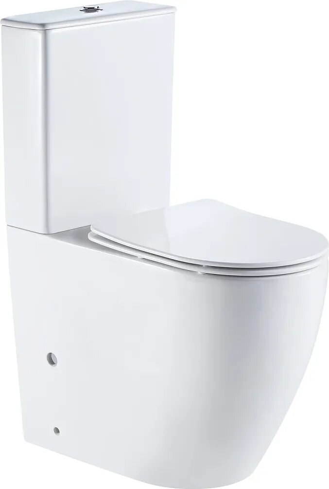 Унитаз-компакт Azario Mirada AZ-1289A напольный безободковый с сиденьем микролифт