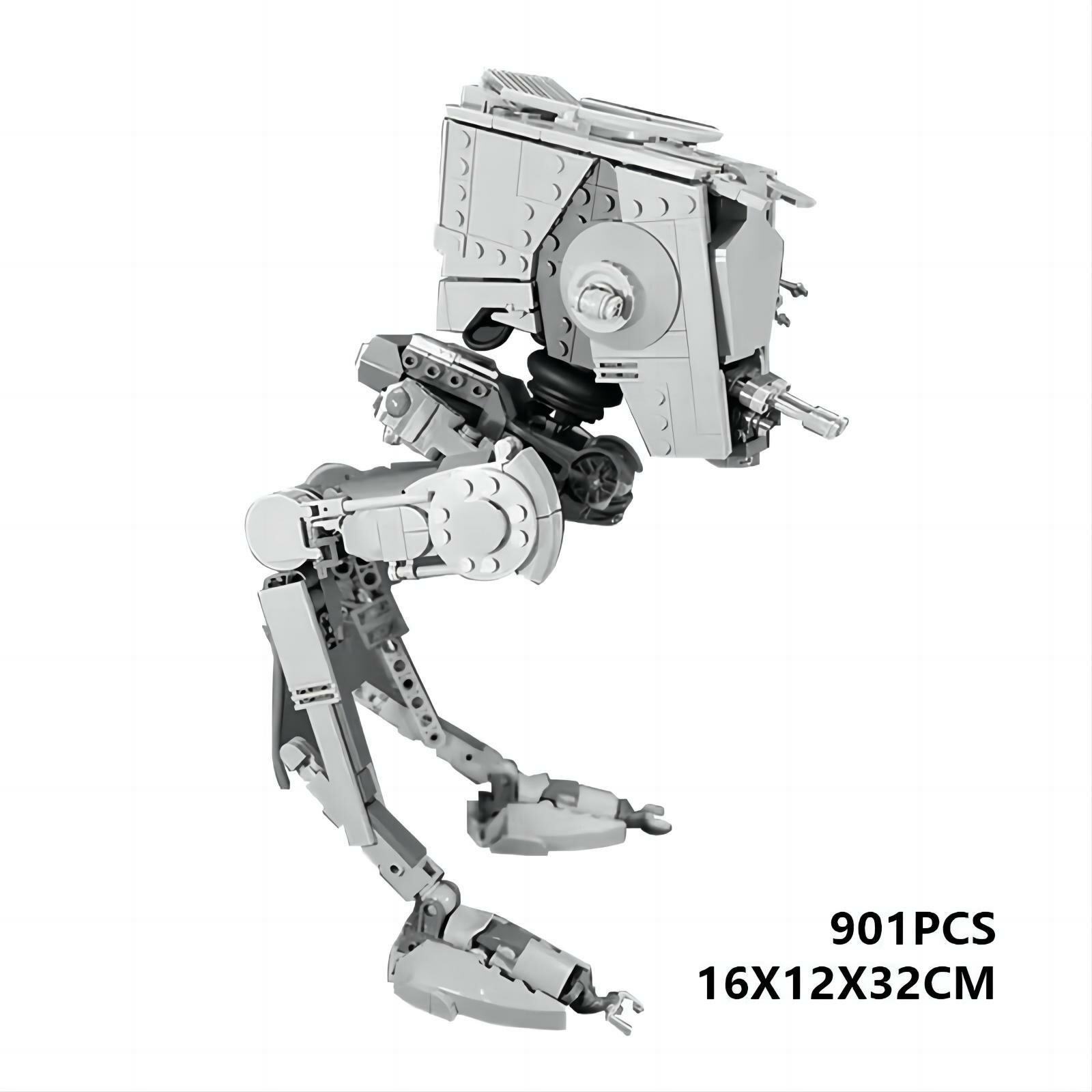 Строительные блоки MOC, игрушки, набор мелких частиц, строительные блоки AT-ST «Chicken Walker» 14608