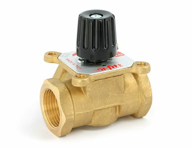 Клапан смесительный трехходовой Uni-Fitt 1 1/2" KVs 26