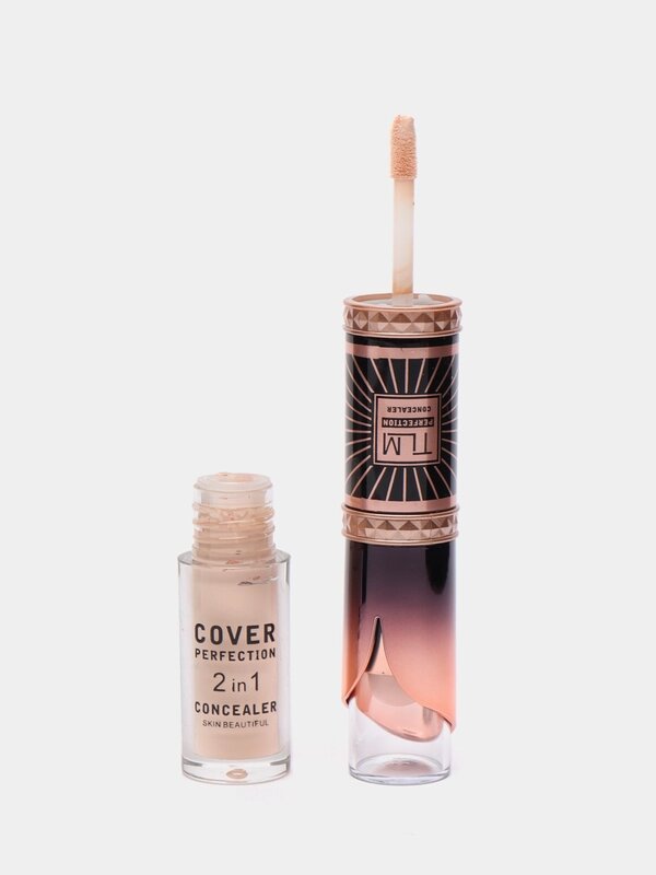 Консилер-корректор для лица, 2 в 1 , двухсторонний, с аппликатором