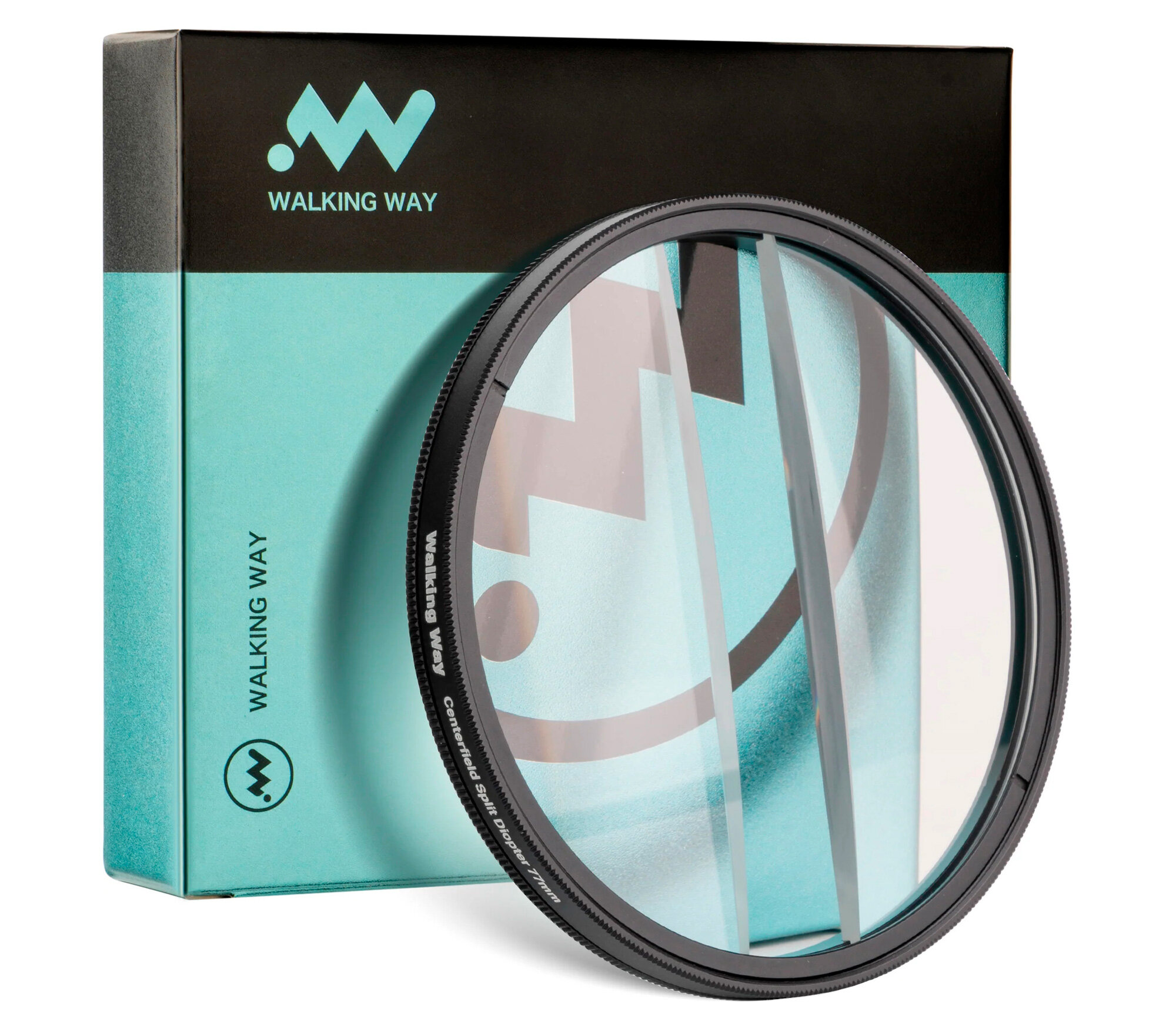 Светофильтр Walking Way Center Field Split Diopter Prism 77mm, цветной, квадратный фильтр