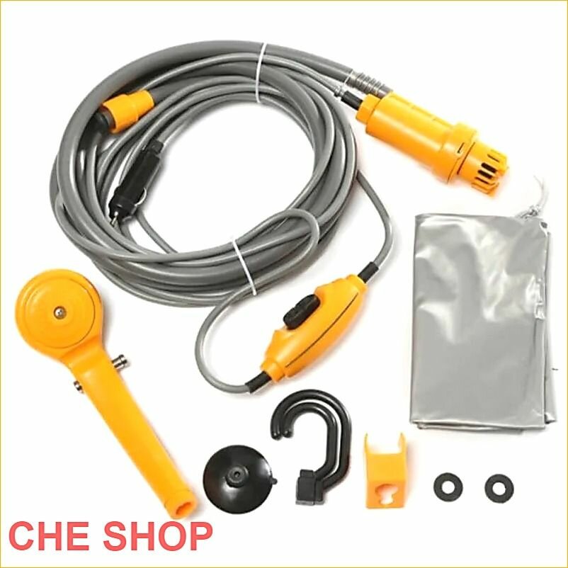 Походный душ/Автомобильный от прикуривателя 12 v для туризма, кемпинга, дачи и сада