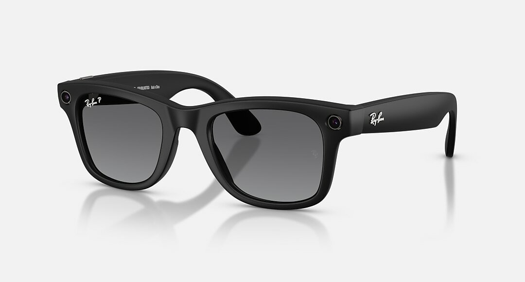 Очки Ray-Ban Wayfarer GEN2 с камерой , черная оправа-линзы графит, Размер М 150-50 , RW4012