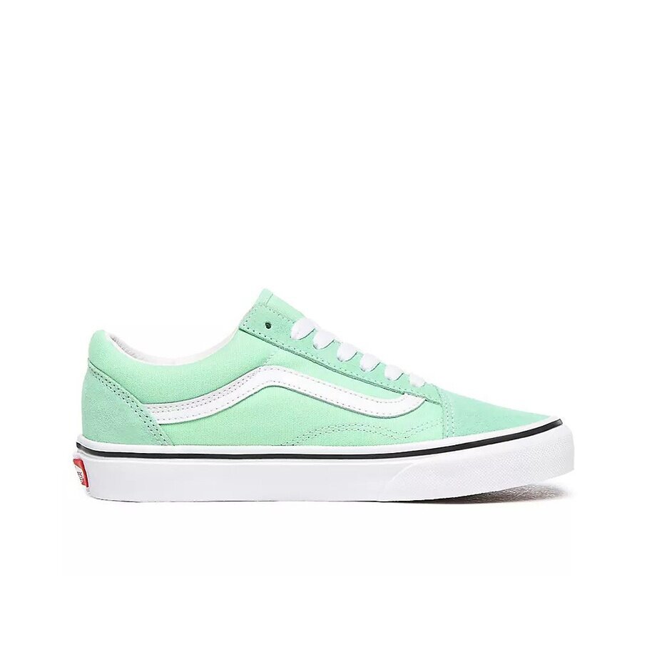 Кроссовки VANS Old Skool, размер EU 35 стопа (22CM), зеленый, — фото 1