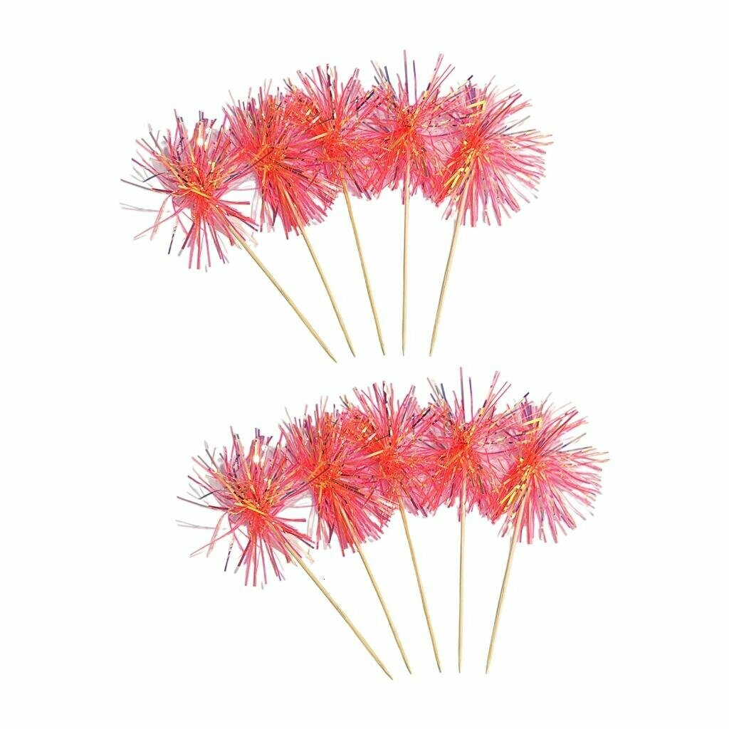 Декоративные деревянные шпажки для торта, Оранжевый