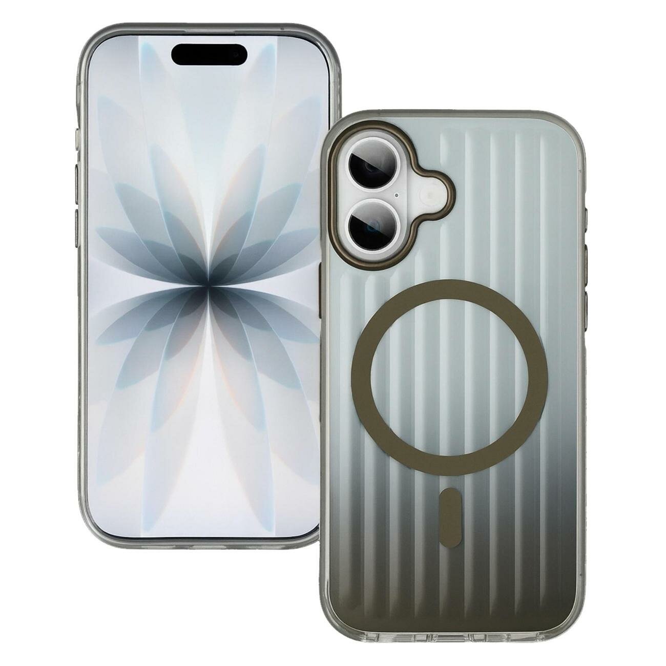 Чехол накладка iPhone 17 Gurdini Ocean Case Transparent Gray