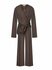 Платье Alberta Ferretti, размер 42, коричневый
