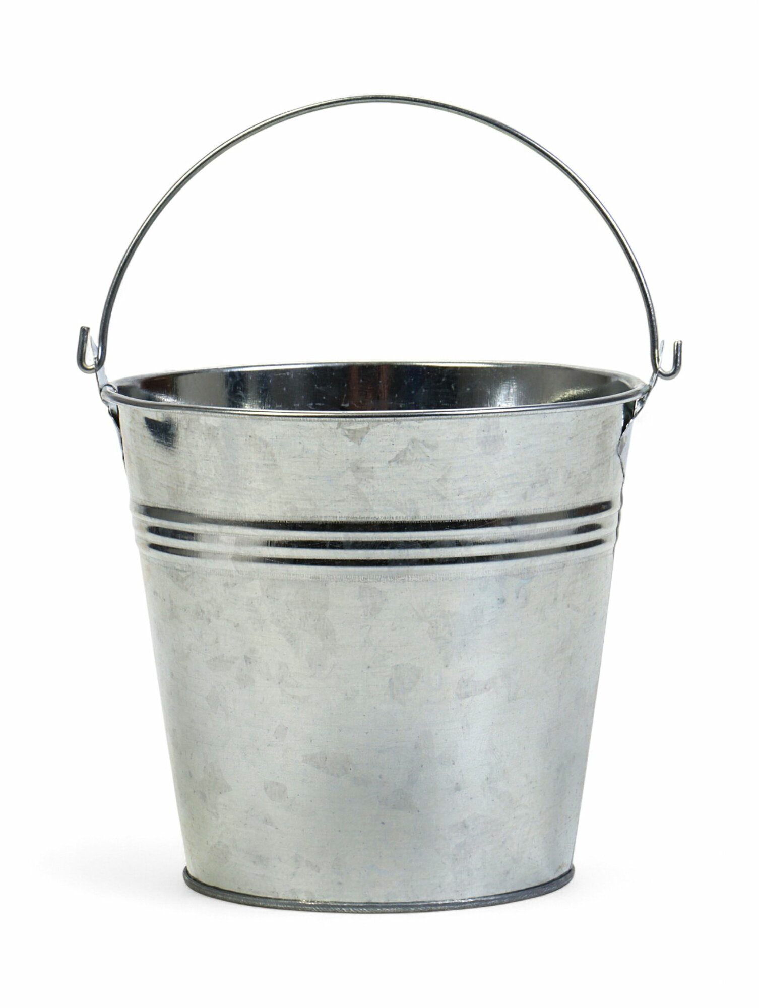 Декоративное кашпо для цветов "Ведёрко альма", 1 л, d=13 см, h=12.2 см, металлическое