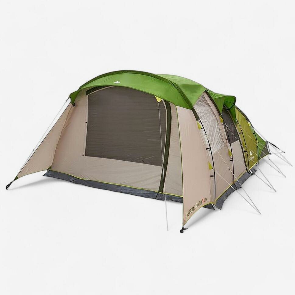 Decathlon Внешний тент для палатки Quechua ARPENAZ FAMILY 5.2 XL, бежево-зеленый