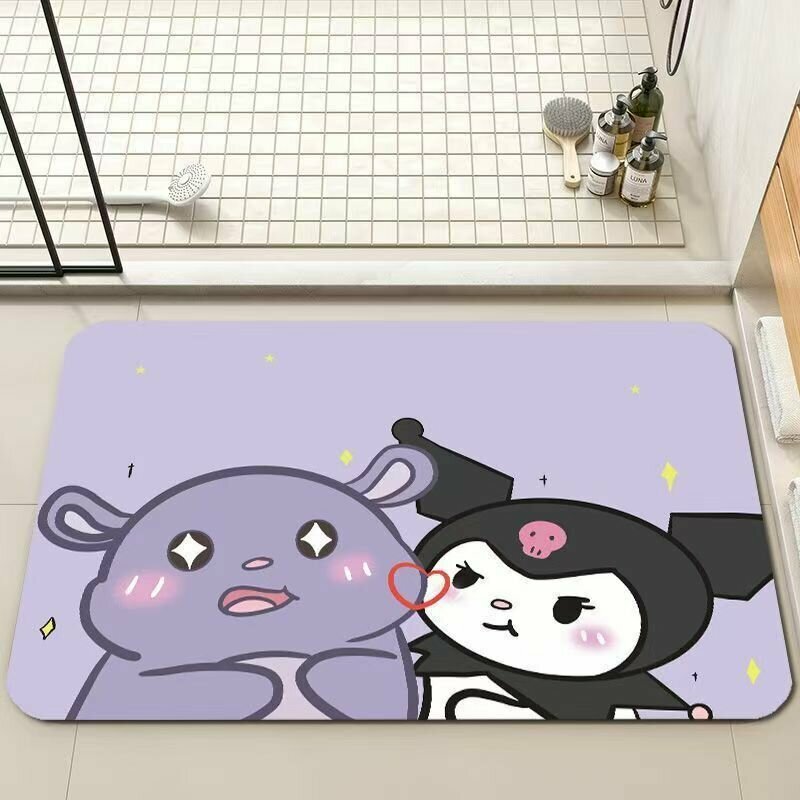 KUROMI Коврик придверный KUROMI, 0.4 x 0.6 м