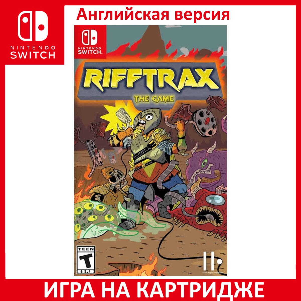 Игра RiffTrax: The Game (Limited Run) Switch Английский язык Картридж на Nintendo Switch