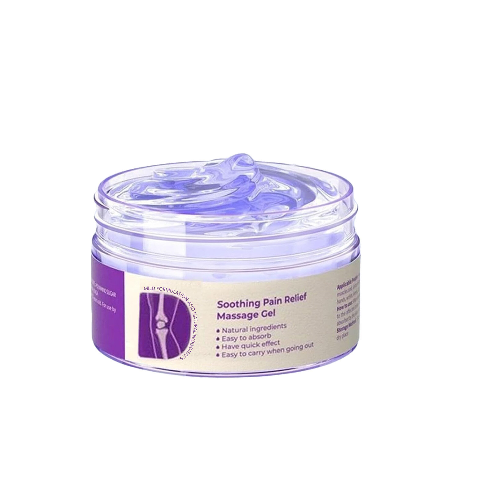 Гель для успокоения суставов тела, массажный гель для питания и успокоения тела, спортивный успокоительный гель, 1 шт, пурпурный гель Kresin для суставов
