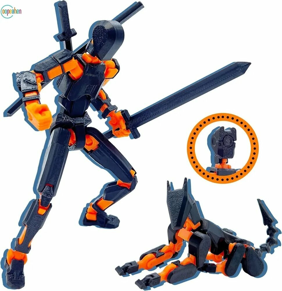 Набор фигурок T13, 3D-печать Robo 13, Dummy 13 и Titan 13