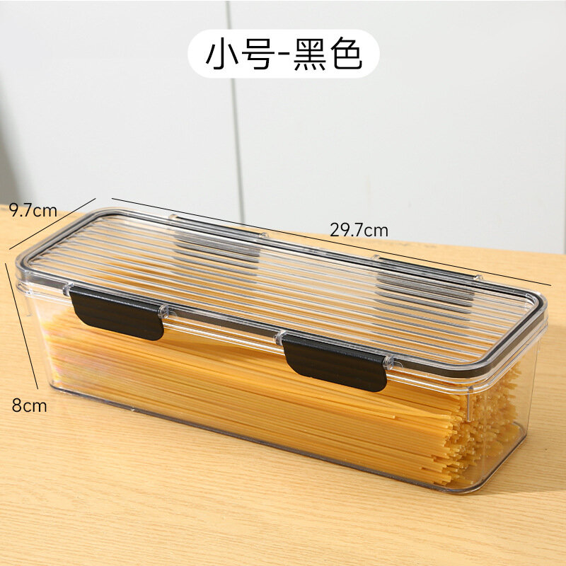 Кухонное хранилище, новое улучшение, герметичный висячий контейнер для лапши, прямоугольный контейнер для хранения пищевых продуктов, органайзер для спагетти, магический инструмент