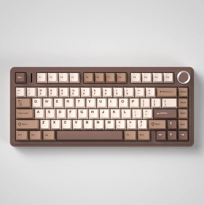 Механическая клавиатура AULA F75, Mocha Brown, Barbie Switch