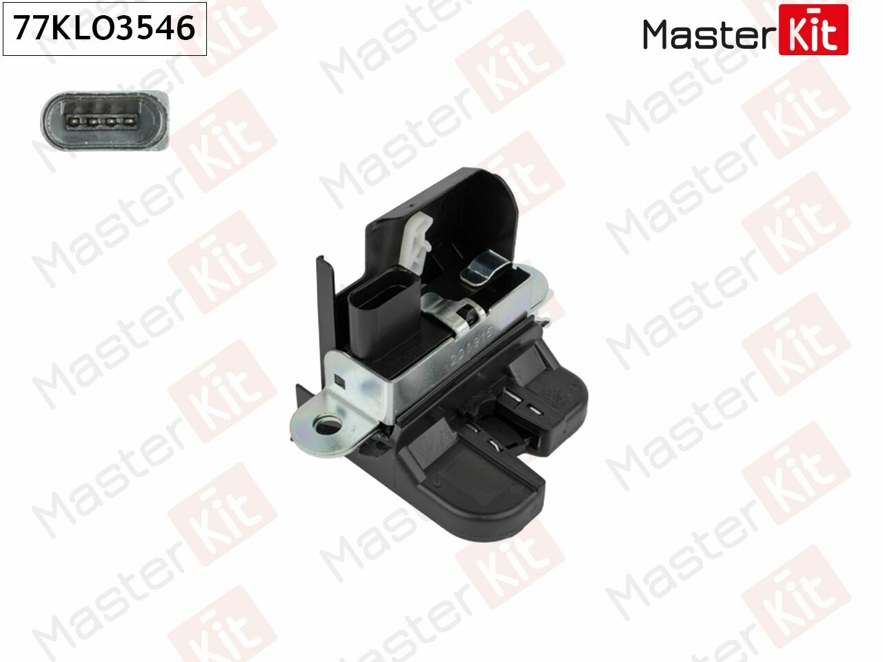 Замок багажника Volkswagen GOLF VI 5K1 AJ5/TIGUAN 5N 2007 - - MasterKit 77KLO3546