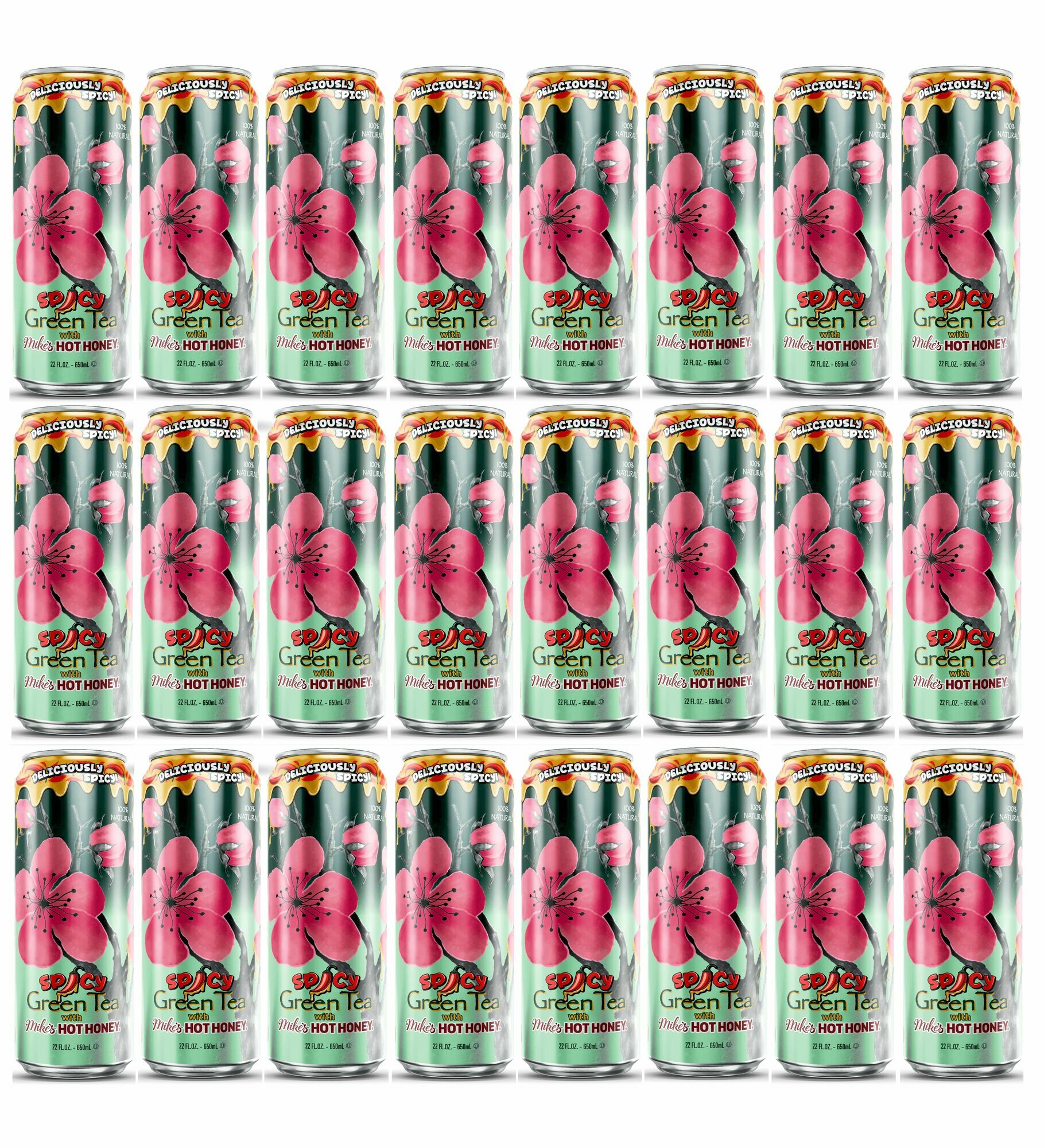 Arizona Spicy Green Tea with Mikes Hot Honey (Аризона Пряный Зеленый Чай с Мёдом) 650мл (24)