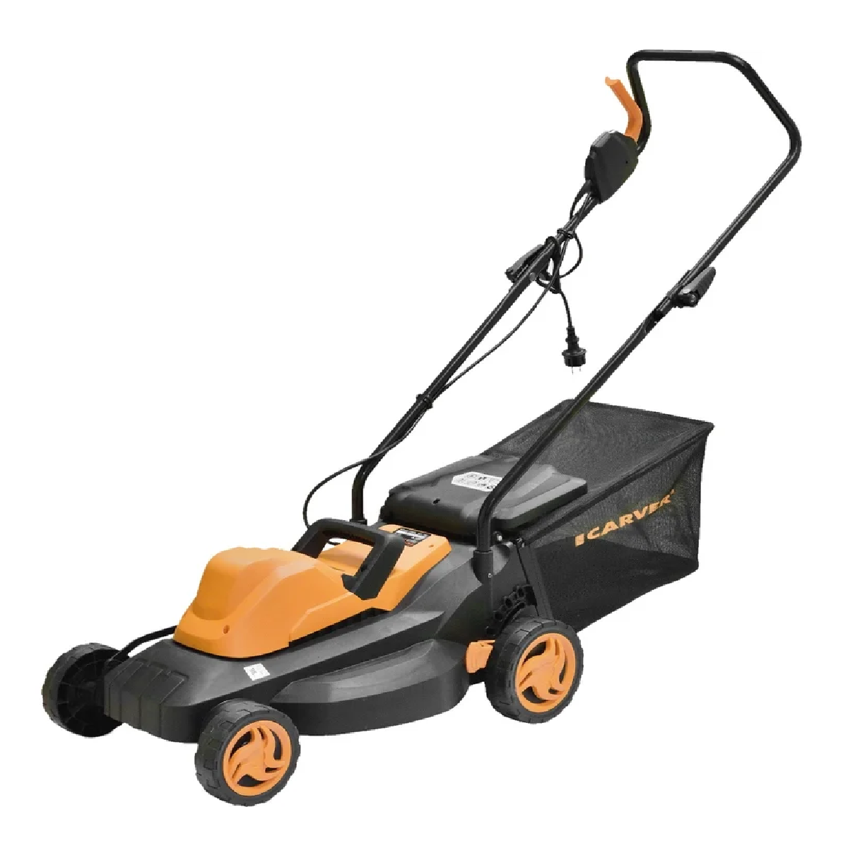 Газонокосилка электрическая Carver LME-1437 (01.024.00007) черный/оранжевый