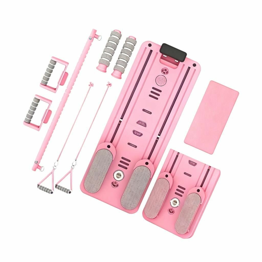 Многофункциональная пилатес-доска с гидравликой, Розовый