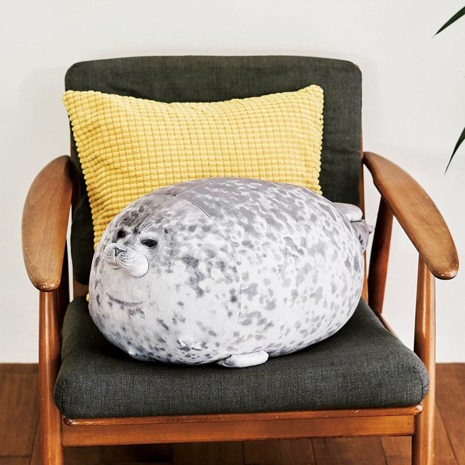 Подушка-тюлень плюшевая игрушка