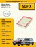 SUFIX Фильтр воздушный опель фронтера б / OPEL FRONTERA B (U99) 1998-2004 SO1119