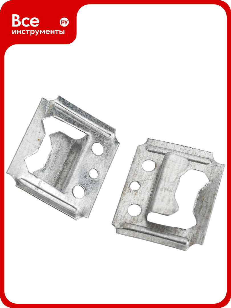 Крепеж для вагонки Стройбат 5мм белый цинк 100 шт 090221