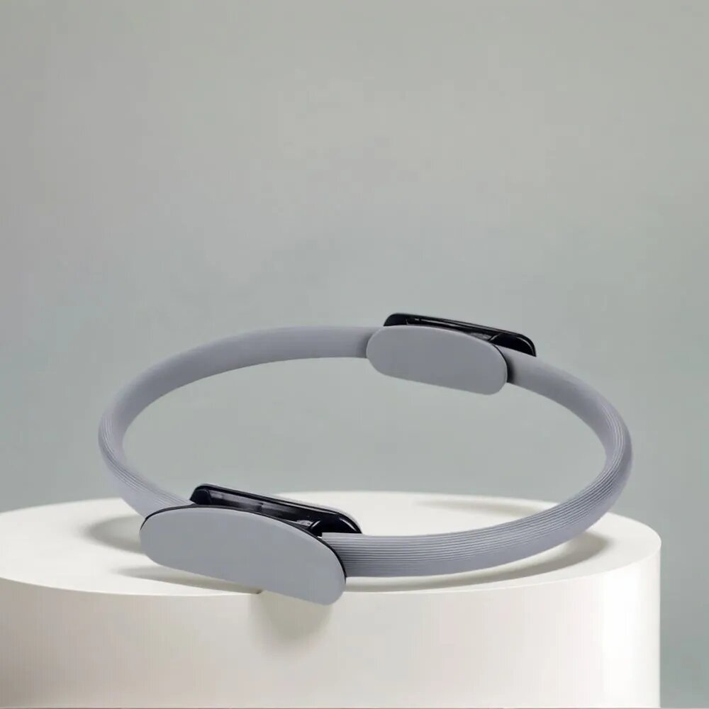 Фитнес-кольцо для пилатеса с нескользящими ручками портативное для бедер, С и ног