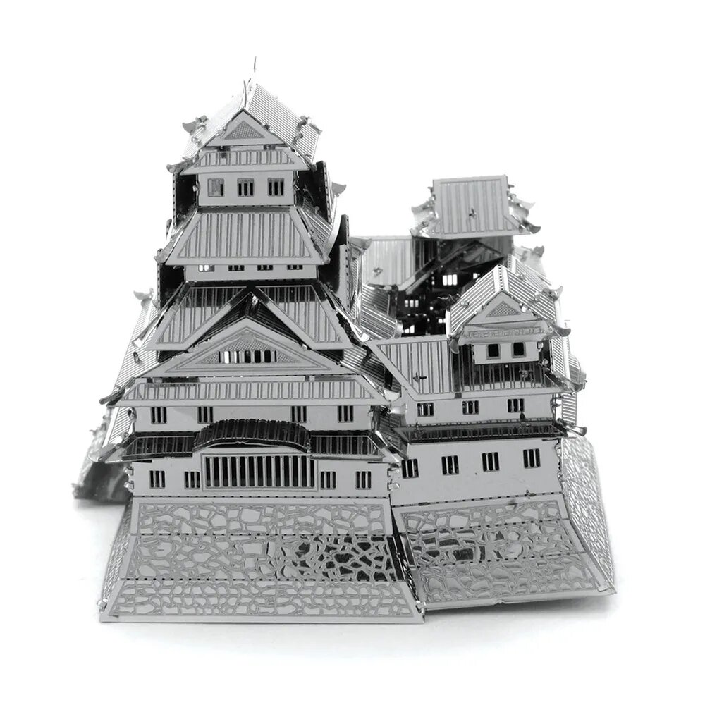 Metal 3D Puzzle Japanese Castle Model Kit, DIY Metal Craft Model for Adults and Children