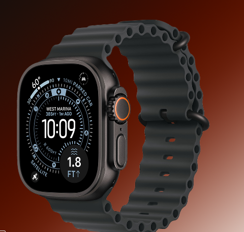 Умные часы Apple Watch Ultra 3 2025 Black Titanium Case, Black Ocean Band (49mm, GPS + Cellular)