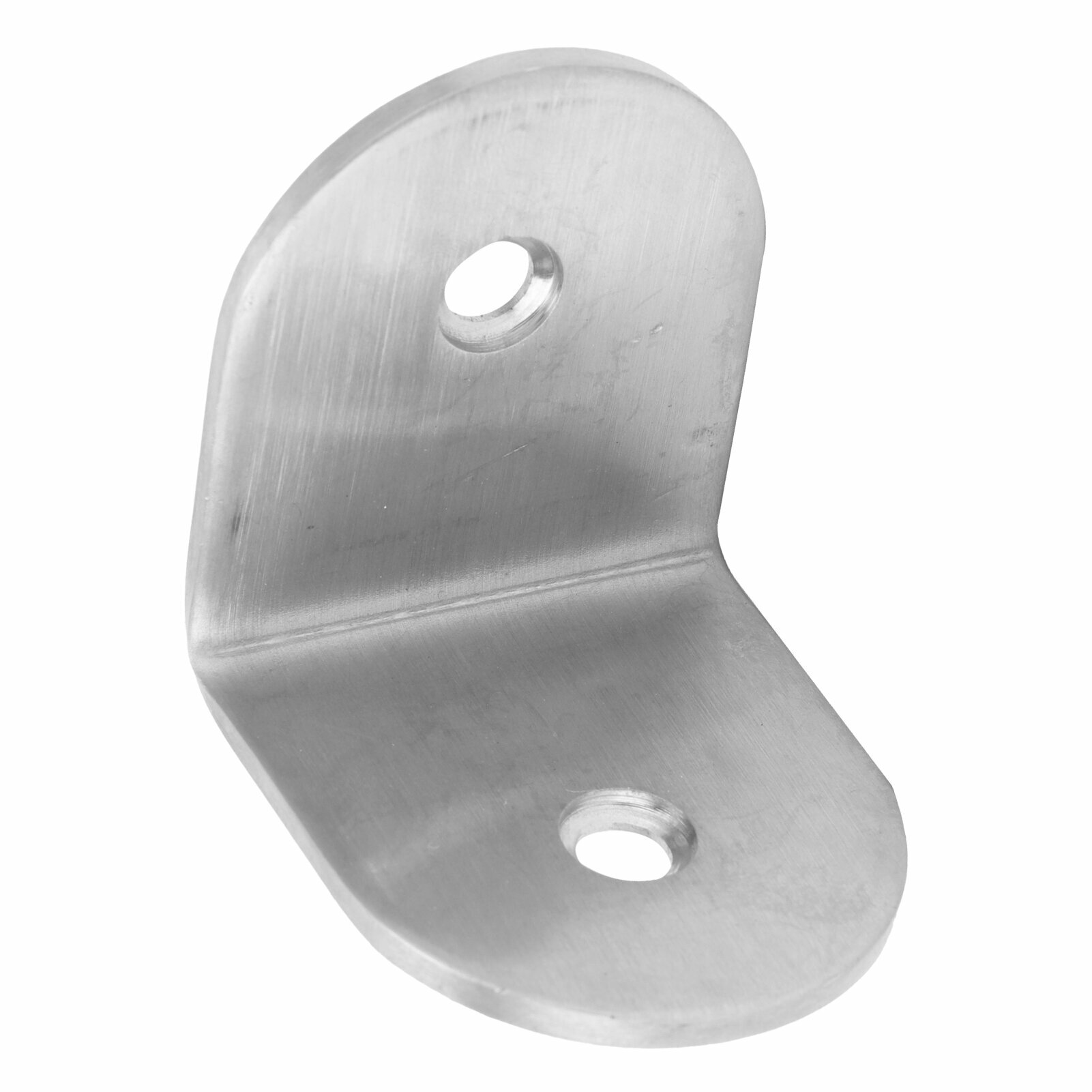 Круглая угловая скоба из нержавеющей стали LShape, угловой кронштейн 90 градусов для полок, мебели