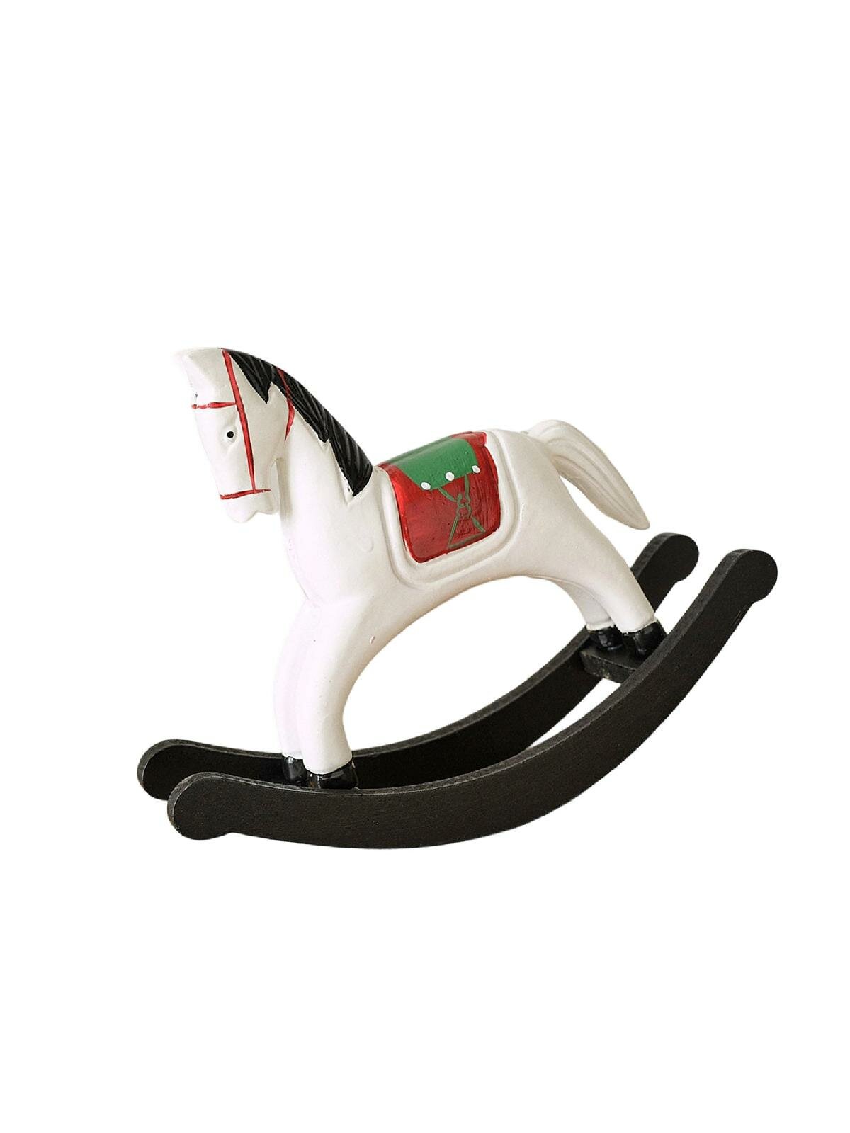 Деревянные Статуэтки лошади-качалки Декоративные Статуэтки животных Орнамент Подарок