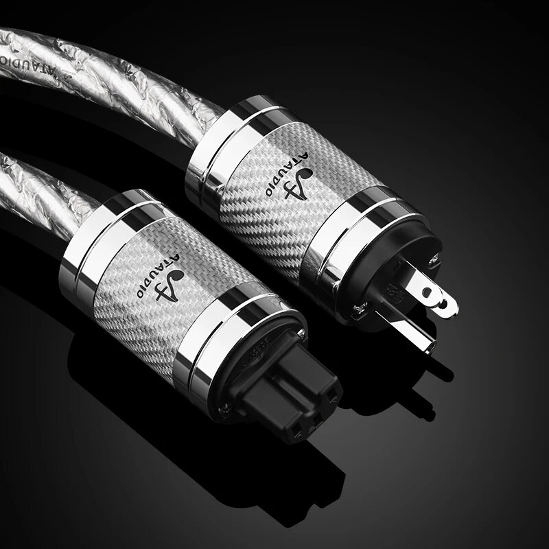 ATAUDIO Hi-end OCC кабель питания для усилителя US Plug, 1,5 м