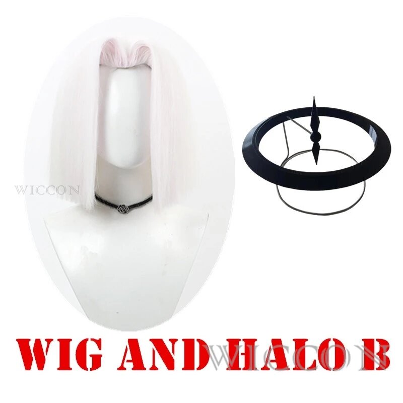 Косплей костюм Ангел HOTEL Lute L, wig and haloB, WOMEN