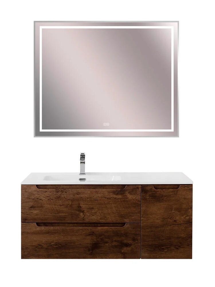 Мебель для ванной комнаты BelBagno Etna L, 100 rovere moro
