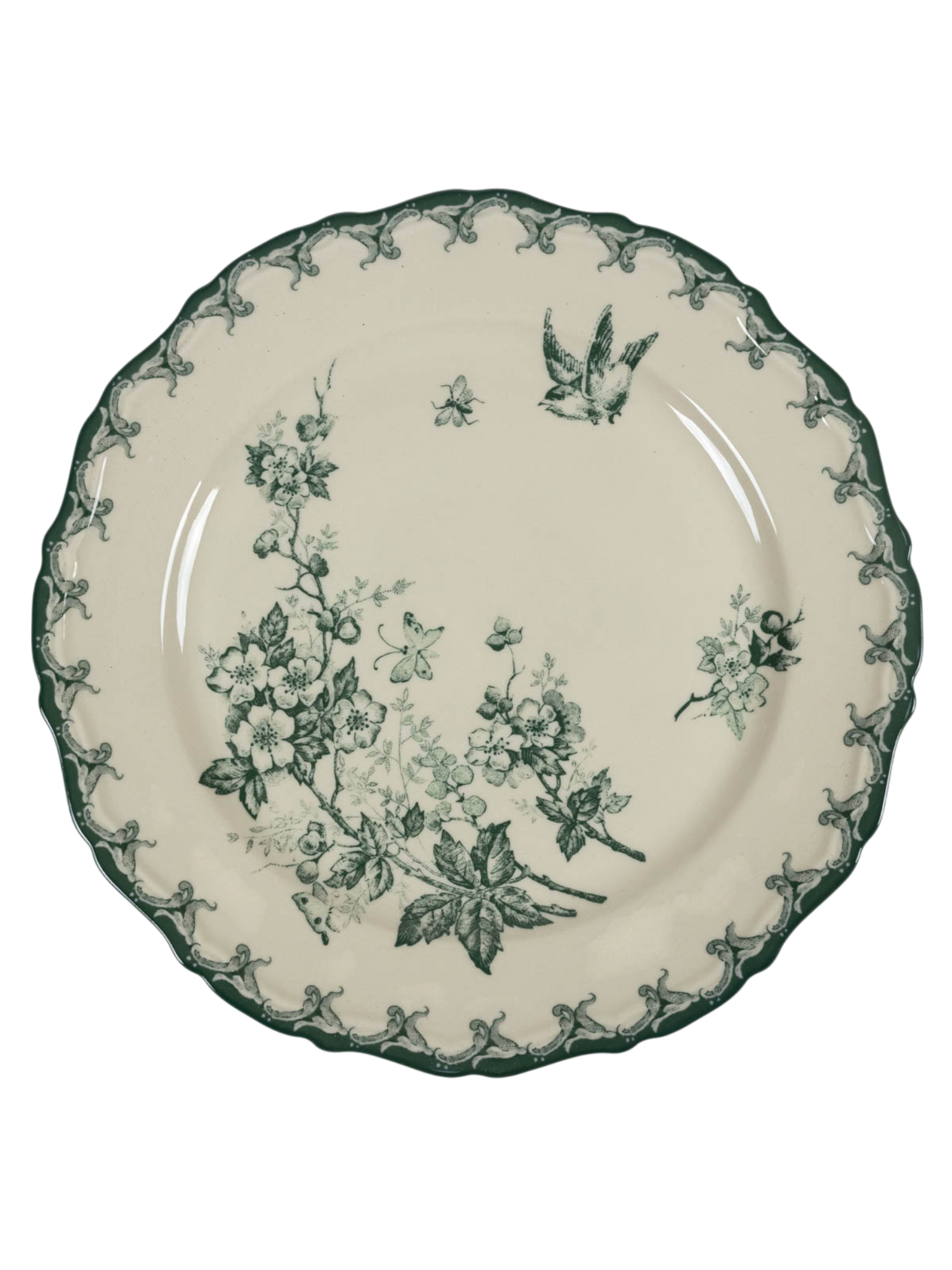 Тарелка обеденная Дымов Керамика Боярышник, диаметр 26 см, керамика